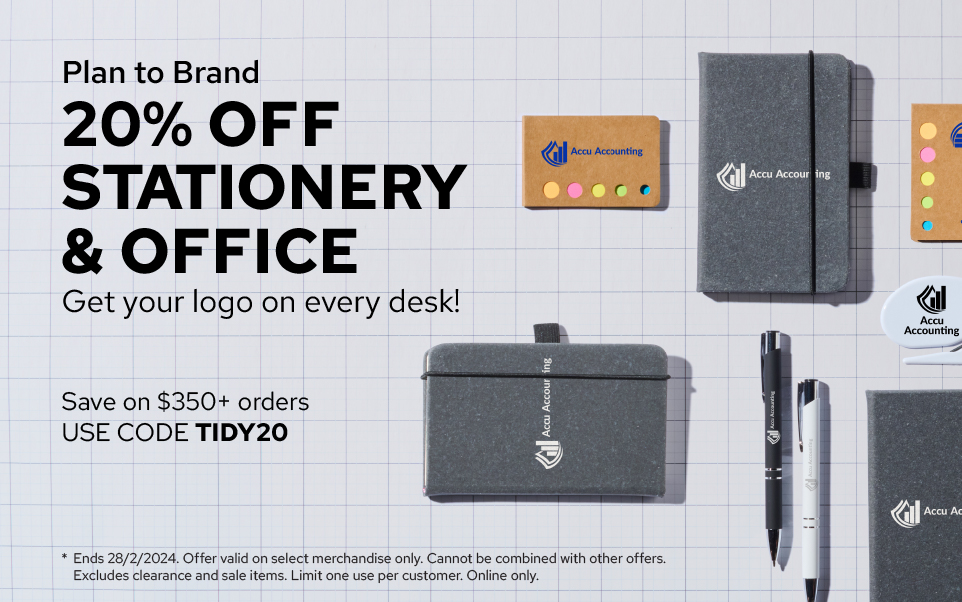 Custom Office Supplies & Stationery with Your Logo | Pens.com