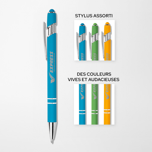 Les Meilleurs Stylos Alpha Soft Touch à personnaliser avec votre Logo